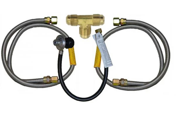 Fire Magic Built In Grill and Side Burner Connector Package, Propane ...