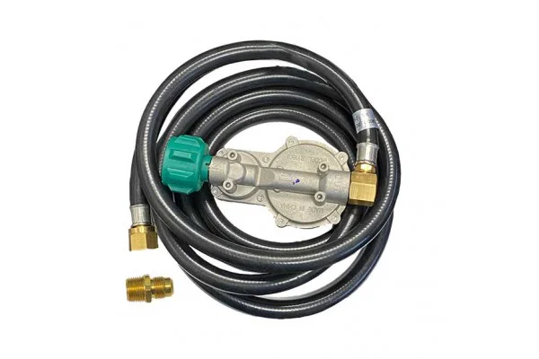 Fire Magic 10 Foot Propane Extension Hose and 2 Stage Regulator with ...